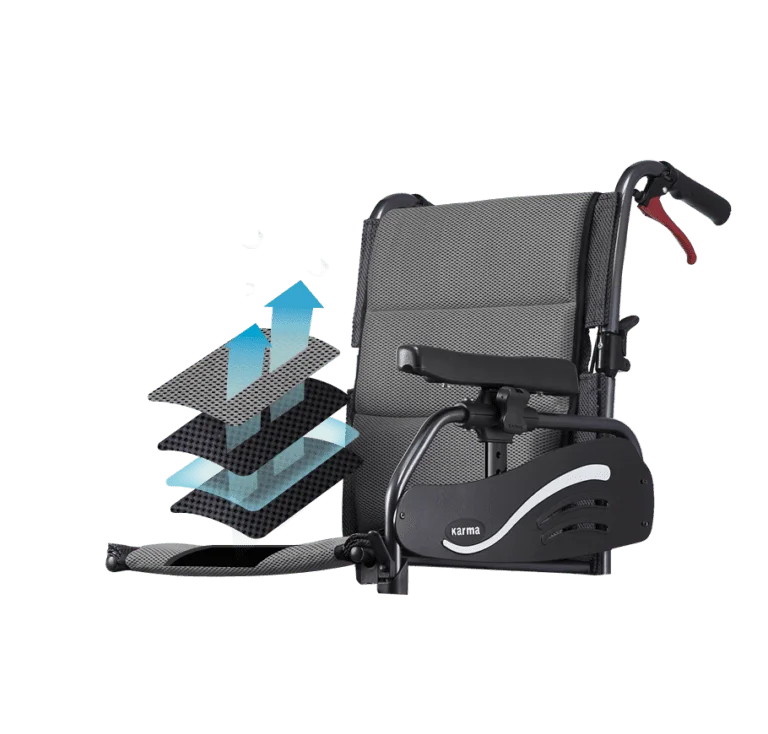 VIP 515 Tilt-in-space Folding Wheelchair | KARMA Medical