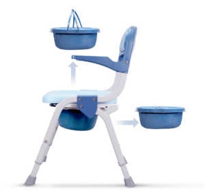 ERGO AQUA Two-in-one commode and shower chair | KARMA Medical