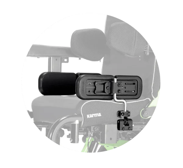 Multi-adjustable Dual Pad Lateral Pelvic/Thigh Supports | KARMA Medical