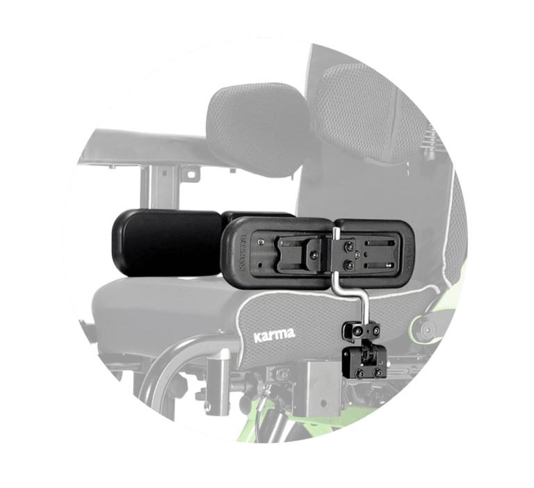 Multi-adjustable Dual Pad Lateral Pelvic/Thigh Supports | KARMA Medical