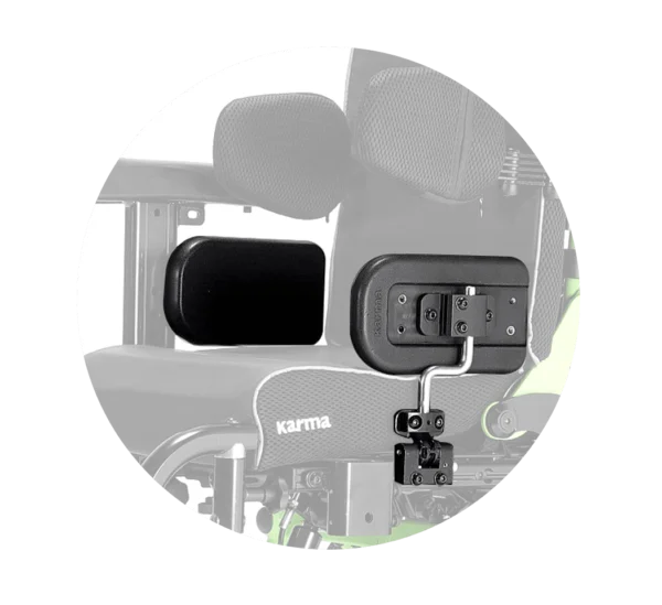 Multi-adjustable Single Pad Lateral Pelvic/Thigh Supports | KARMA Medical